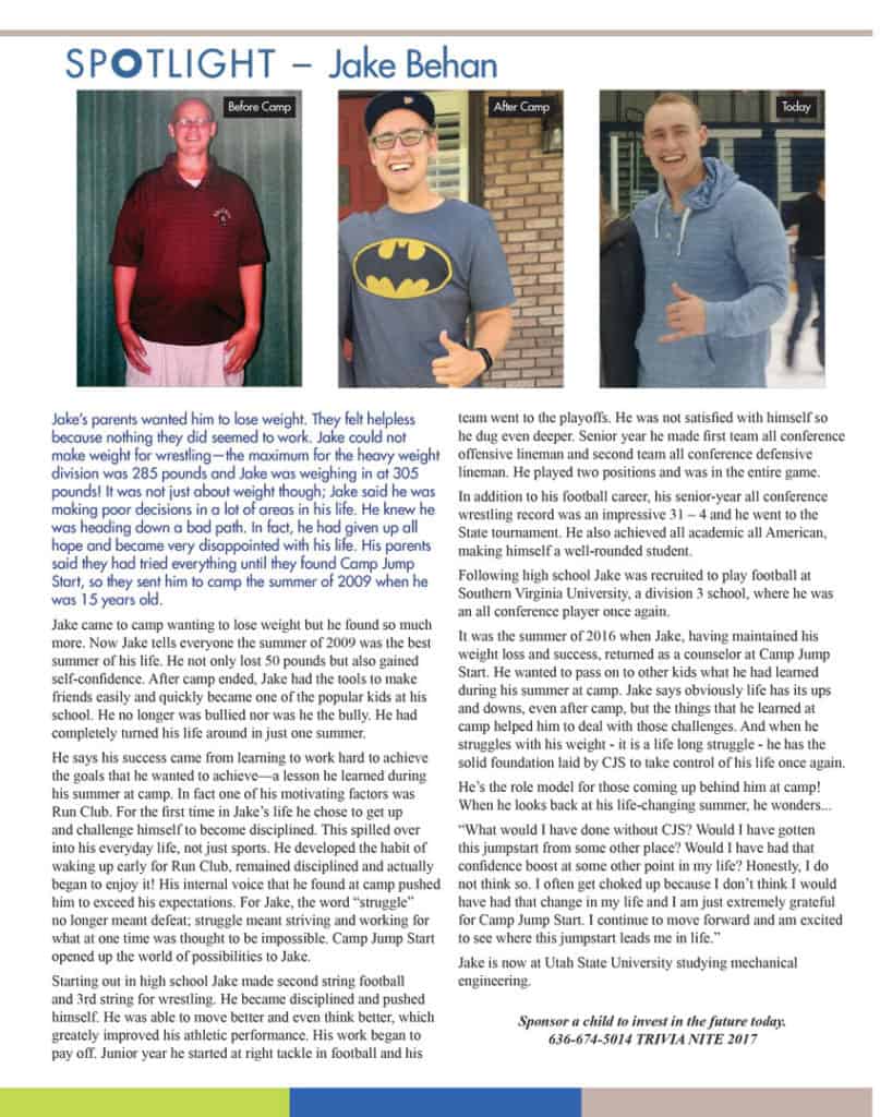 Spotlight - Camp Jump Start